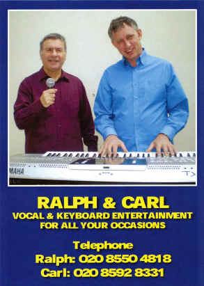 Ralph Berkley, professional singer, actor and lookalike